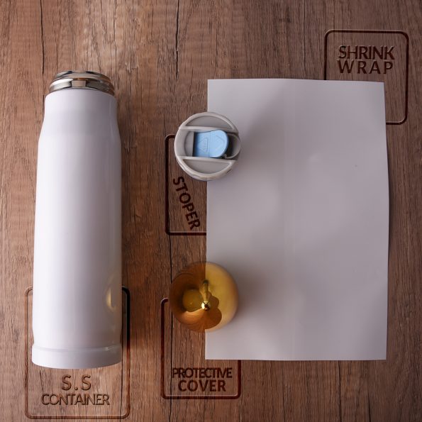 Custom Promotional 5-Flask Pack 17oz Sublimation Bullet Flask from ...